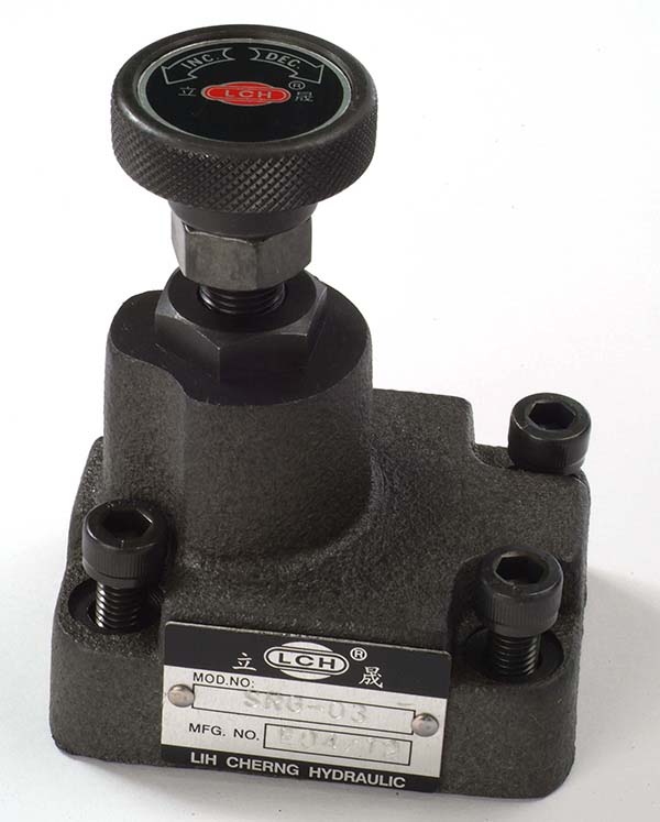 Flow control one way throttle valve for LCH Precision Technology Co., Ltd
